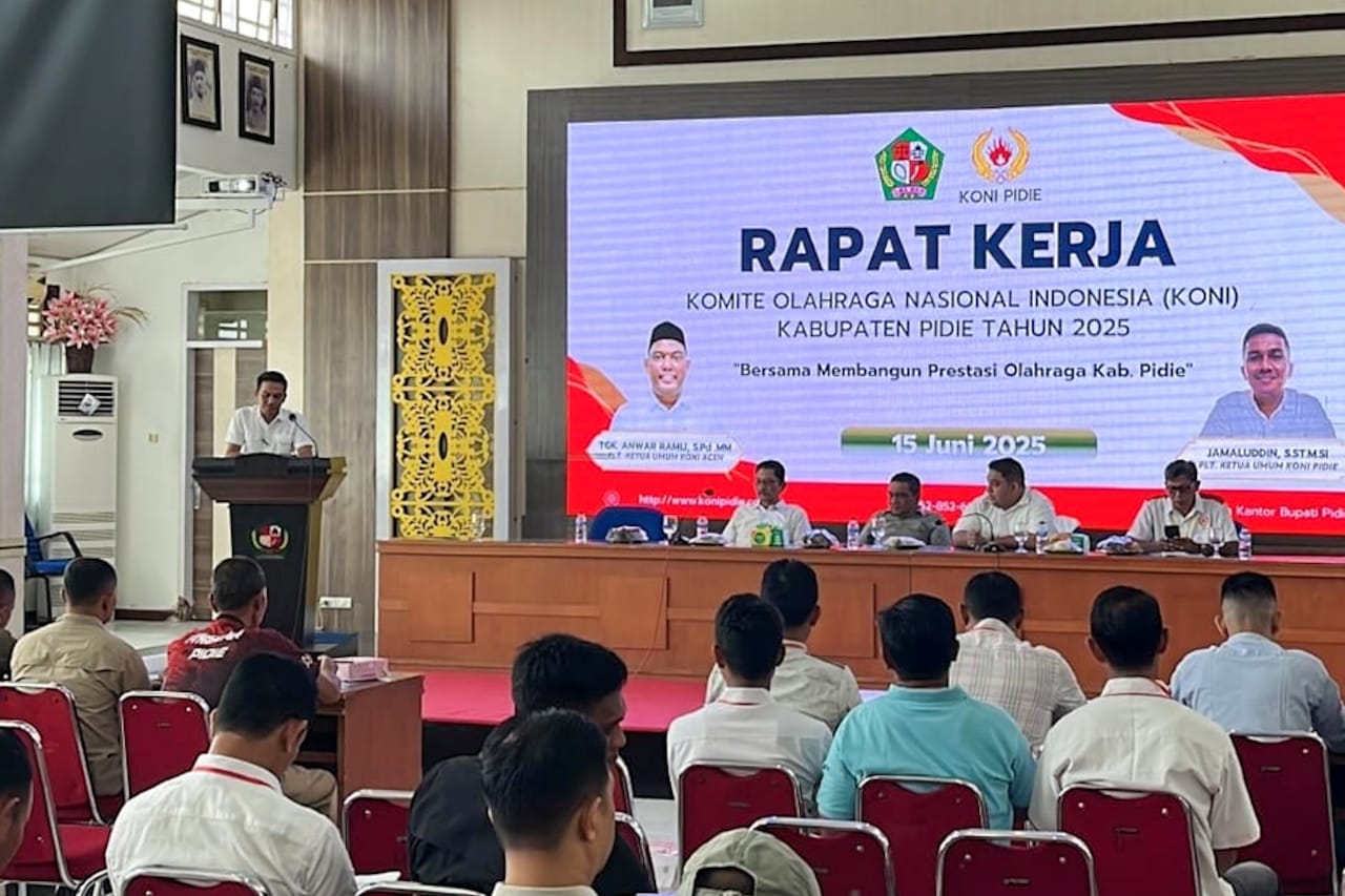 Plt Ketua KONI Pidie: Syarat Bakal Calon Ketua KONI Pidie Berpedoman pada AD/ART