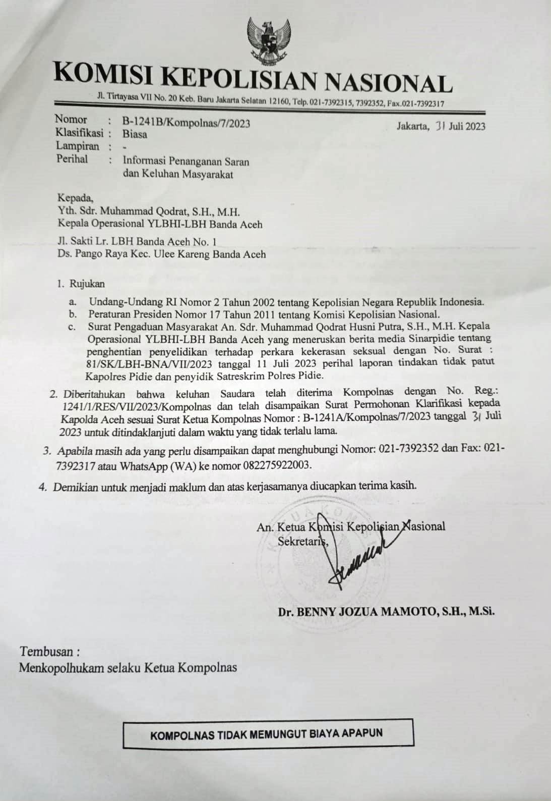 Kasus Kekerasan Seksual terhadap Anak yang Dilakukan Tenaga TU SMPN 2 ...